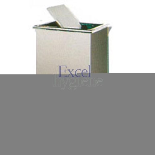 STAINLEES STEEL RECTANGULAR FLIP TOP BIN – Excel Hygiene Sdn Bhd